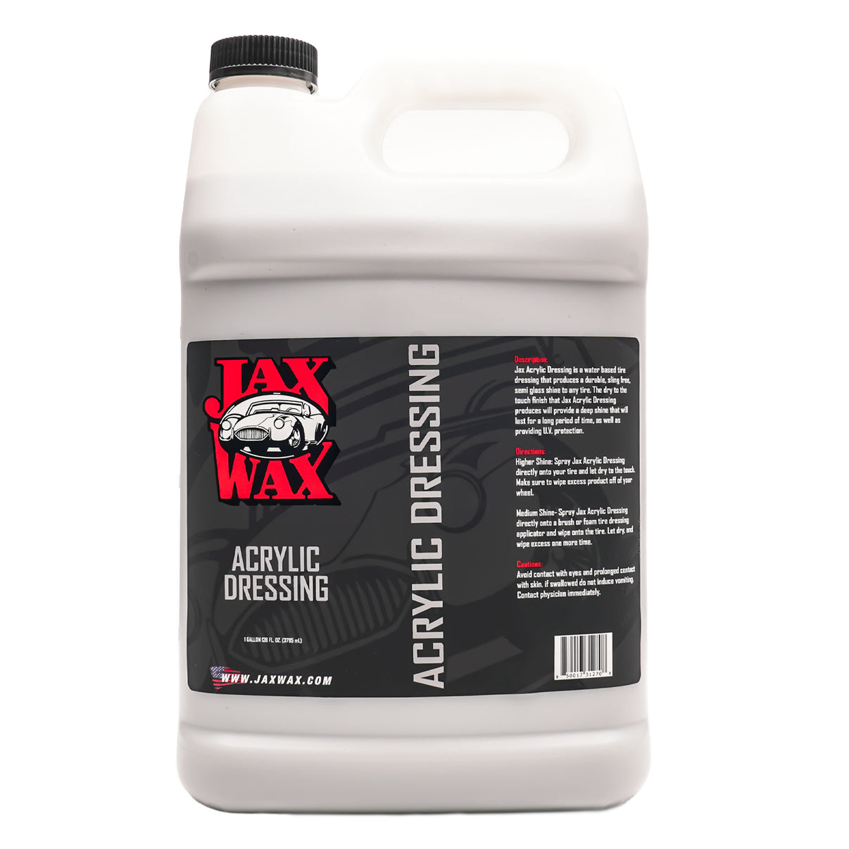 Jax Wax Acrylic Tire Dressing - Long-Lasting Satin Tire Shine – Jax Wax