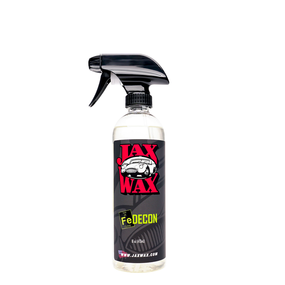 Iron Decon Spray 16 ounce | Jax Wax Car Care Products | Iron ...